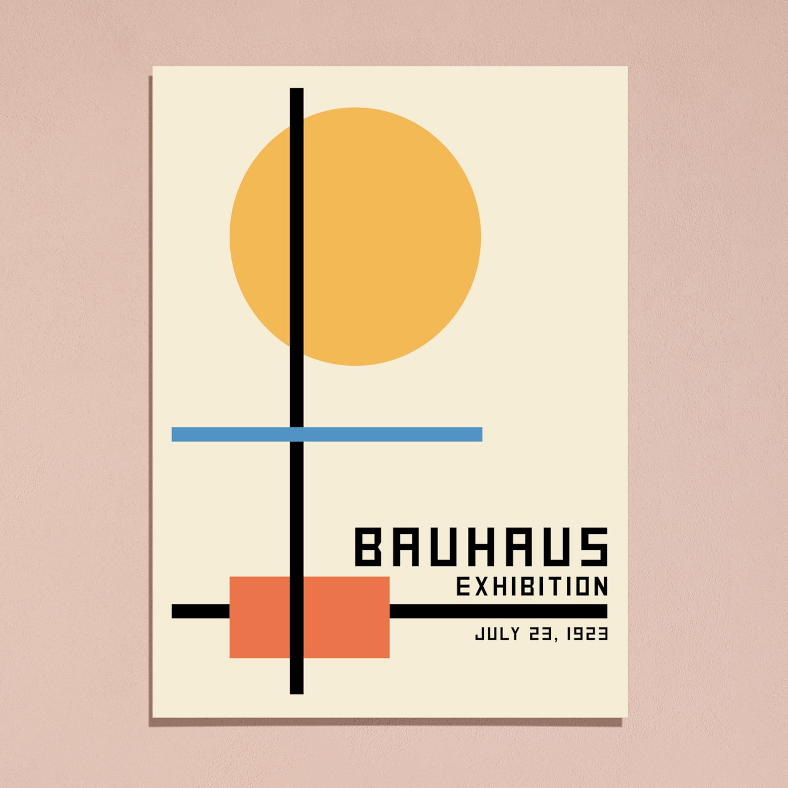 Bauhaus Geometric Shapes 1919 Art Print Bauhaus Ausstellung - Etsy