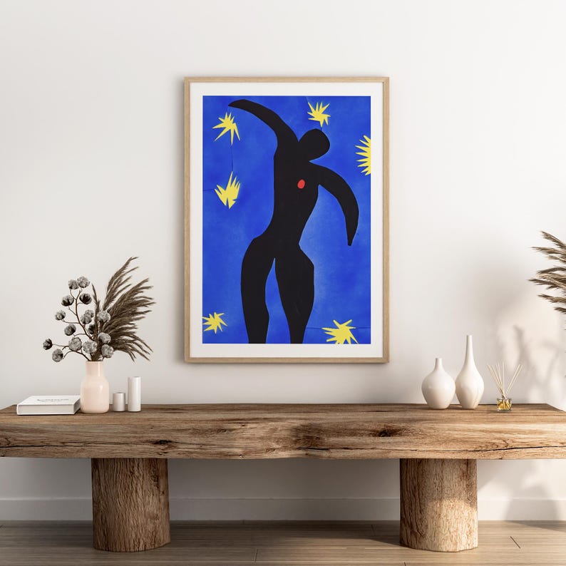 Henri Matisse Icarus From Jazz 1947 Vintage Wall Art Print | Matisse ...