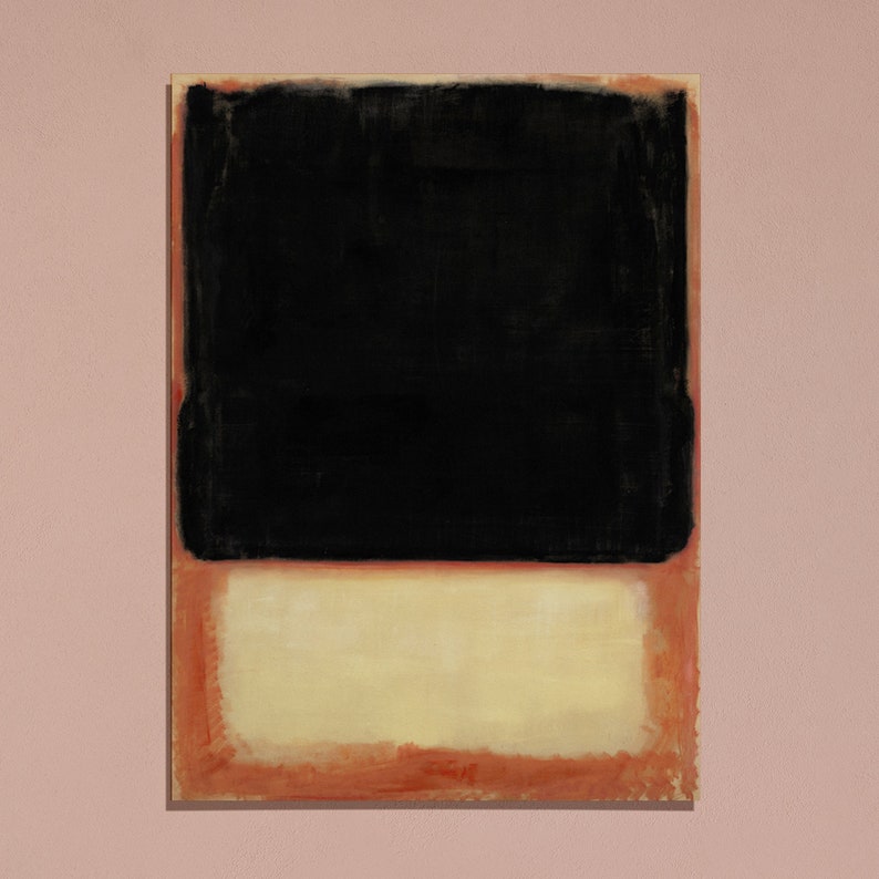 Mark Rothko No. 7 Dark Over Light 1954 Vintage Poster Colorful - Etsy