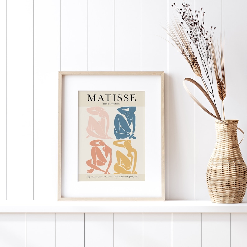 Henri Matisse Blue Nudes Vintage Poster Art Print Matisse - Etsy