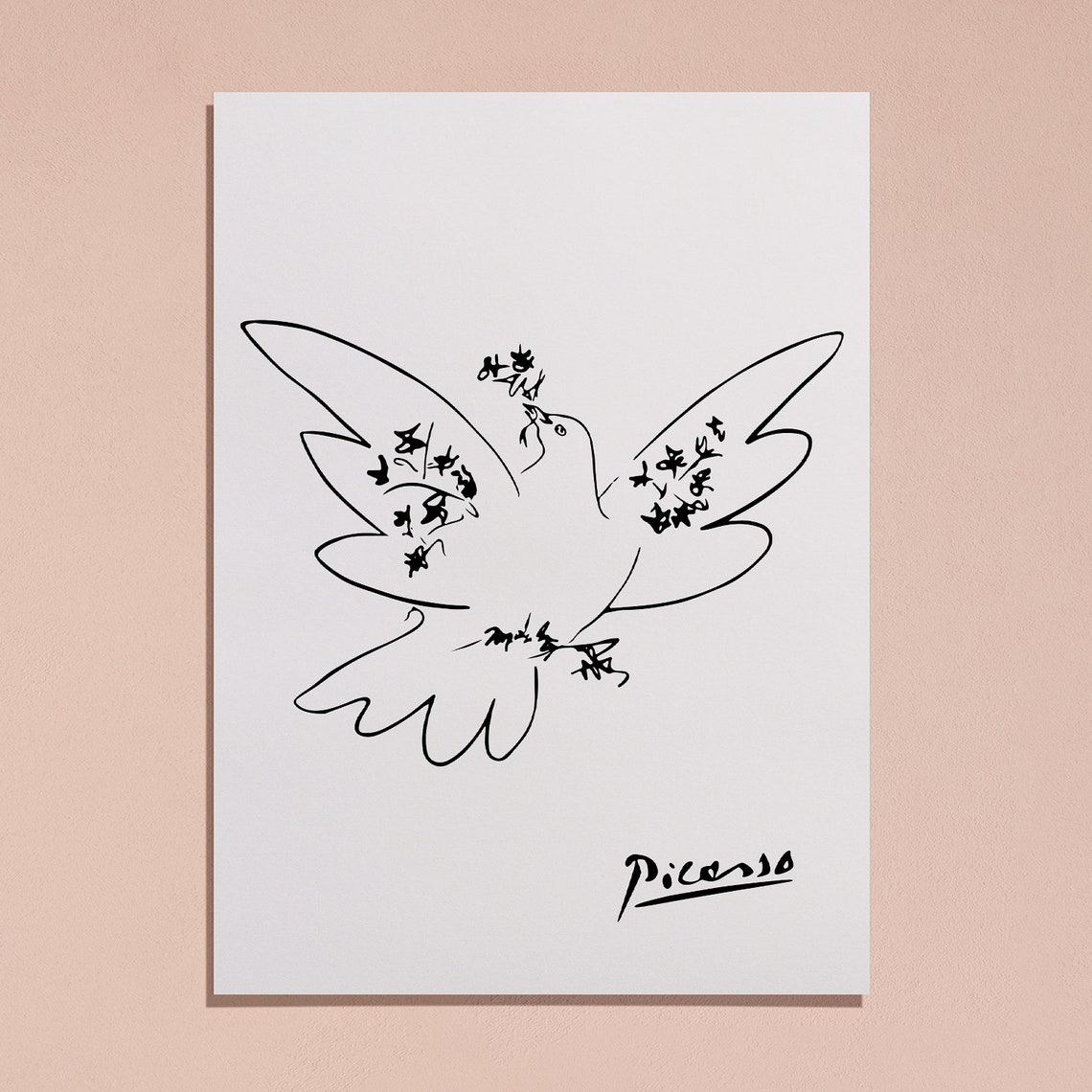 Pablo Picasso Colombe de la paix 1949 impression d'art | Affiche ...