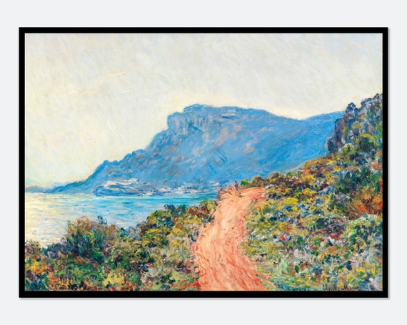 Monet the Corniche Near Monaco Vintage Exhibition Poster Art - Etsy