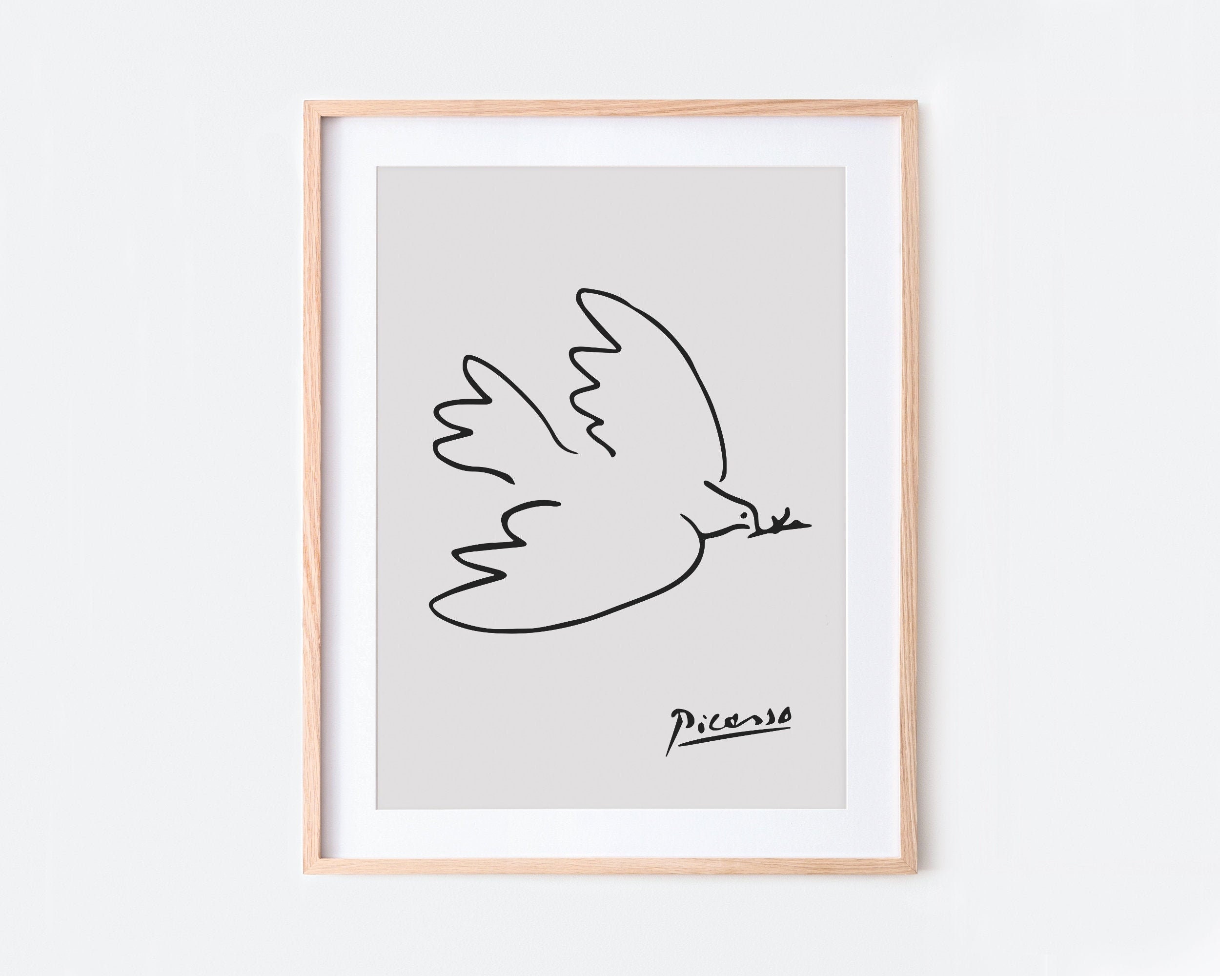 Pablo Picasso Dove of Peace 1949 Vintage Poster Art Print | Picasso ...