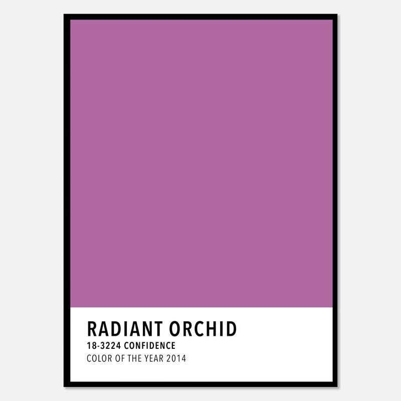 Black Color Palette Cards - Etsy