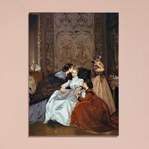 The Reluctant Bride Auguste Toulmouche Oil Painting Wall Art Print ...