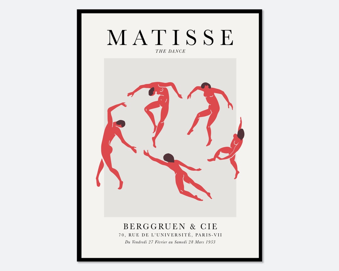 Henri Matisse the Dance Cut-outs Vintage Poster Art Print | Matisse ...