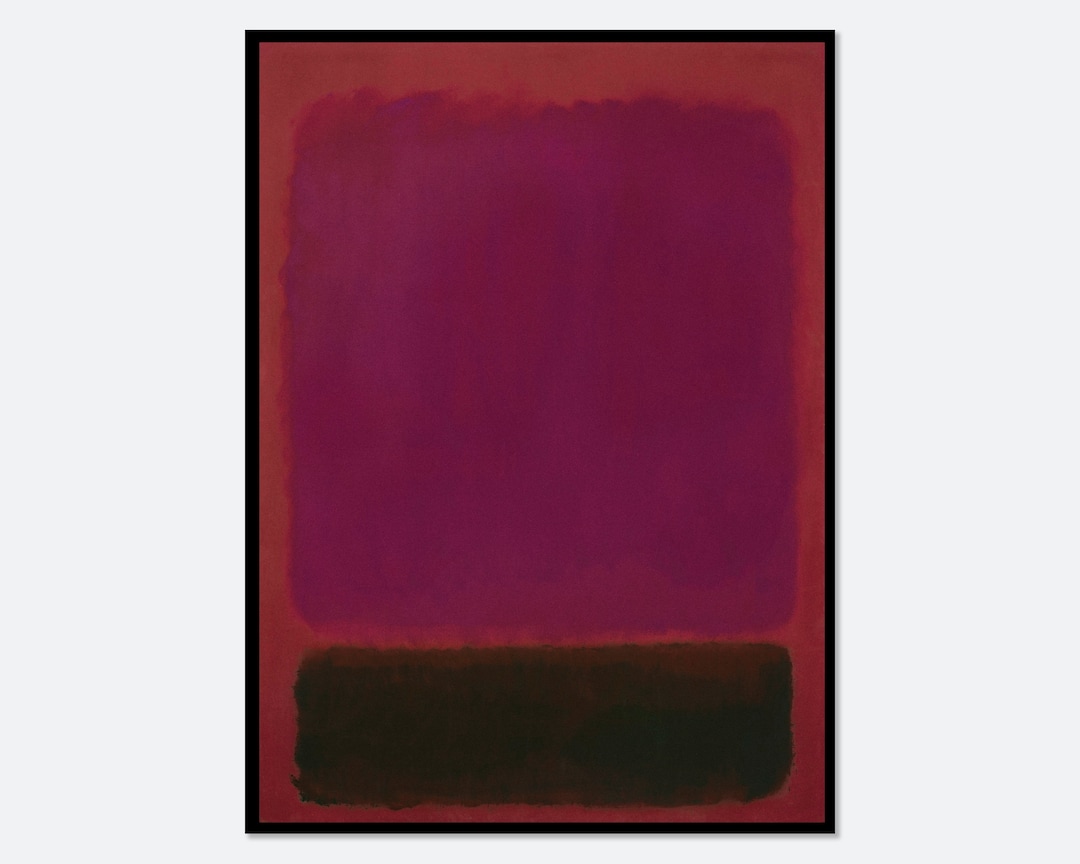 Mark Rothko Print, Mark Rothko Poster, Untitled 1967 Violet Pink ...