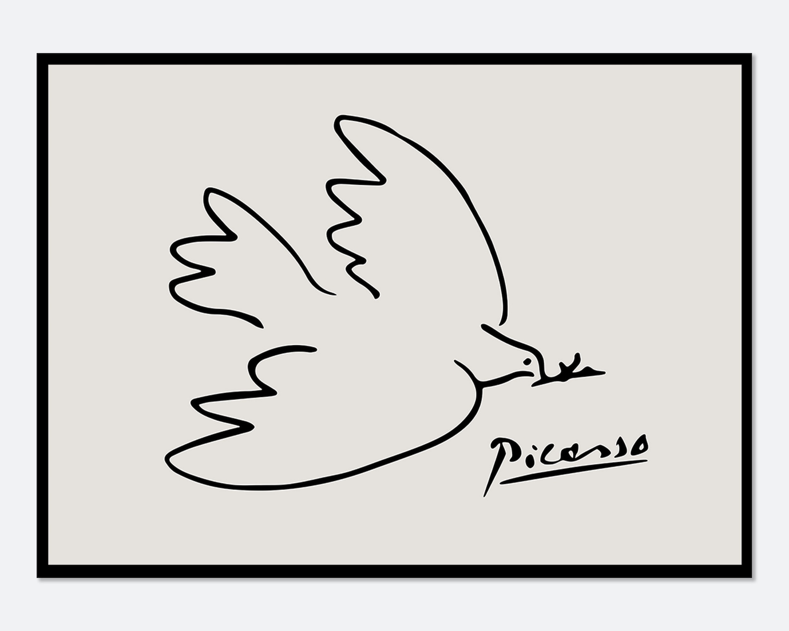 Picasso Print Picasso Dove Print Pablo Picasso Dove of Peace - Etsy