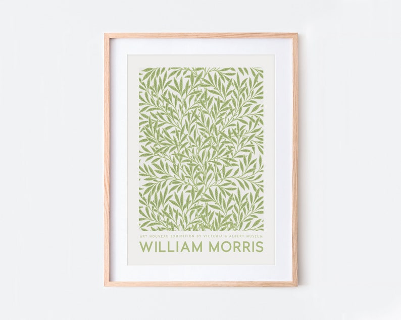 William Morris Willow Bough Vintage Poster Reproduction Art Print ...