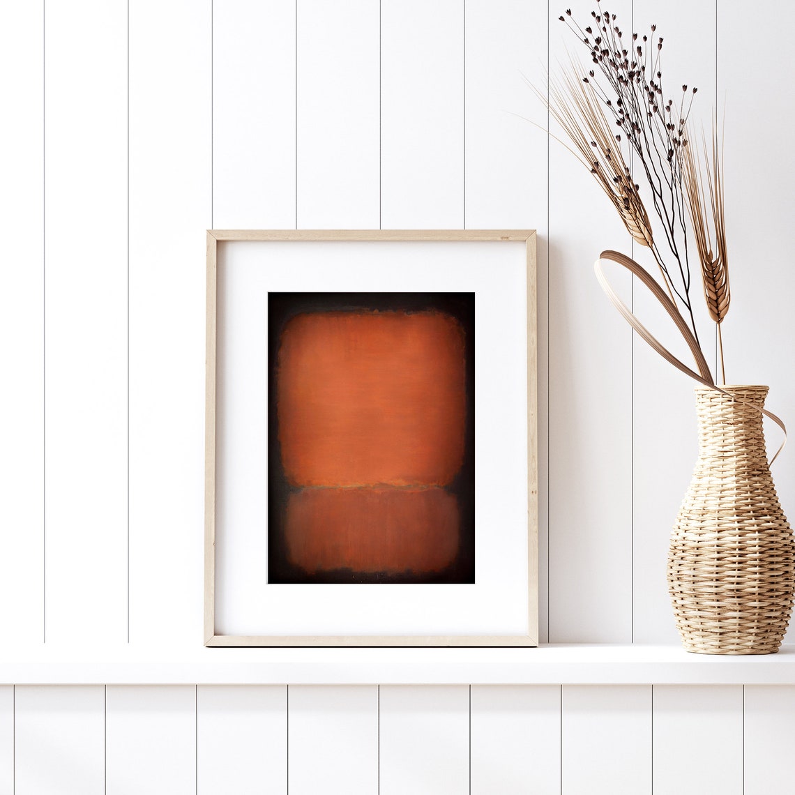 Mark Rothko Print Mark Rothko Poster No.10 1958 Black Red - Etsy