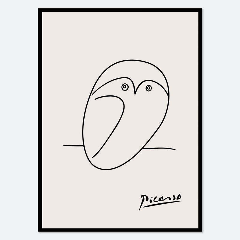 Vintage Owl Lithograph - Etsy