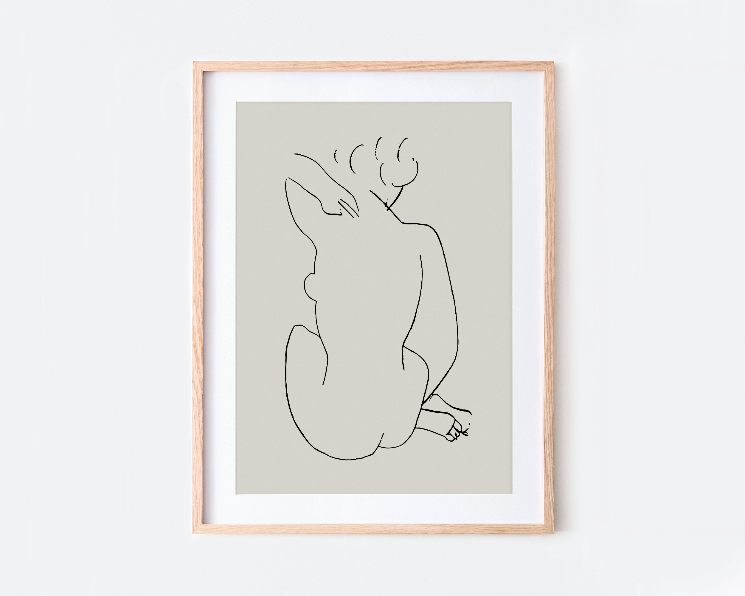 Henri Matisse One Line Body Figure Vintage Poster Art Print | Etsy