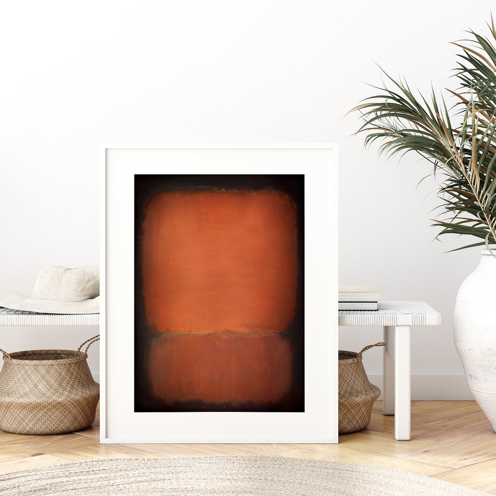 Mark Rothko Print Mark Rothko Poster No.10 1958 Black Red - Etsy