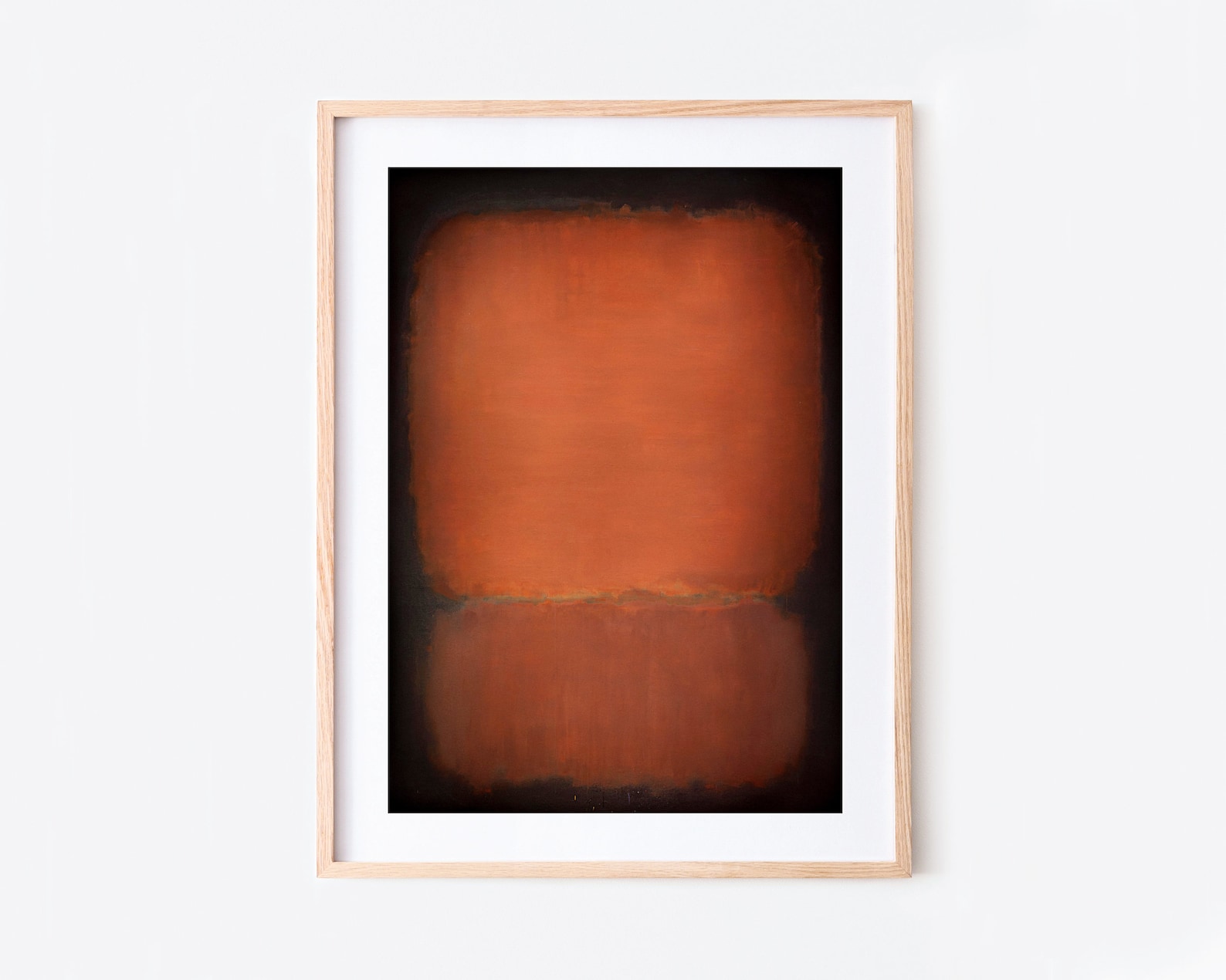 Mark Rothko Print Mark Rothko Poster No.10 1958 Black Red - Etsy