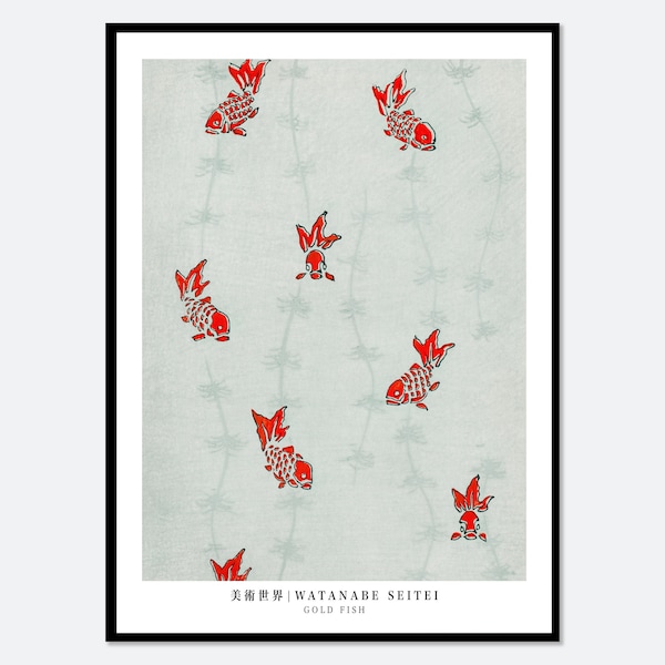 Fish Woodblock Print - Etsy