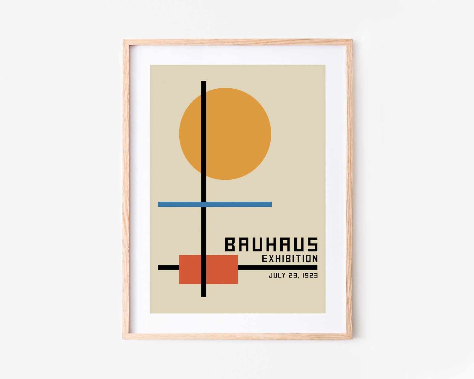 Bauhaus Geometric Shapes 1919 Art Print Bauhaus Ausstellung - Etsy