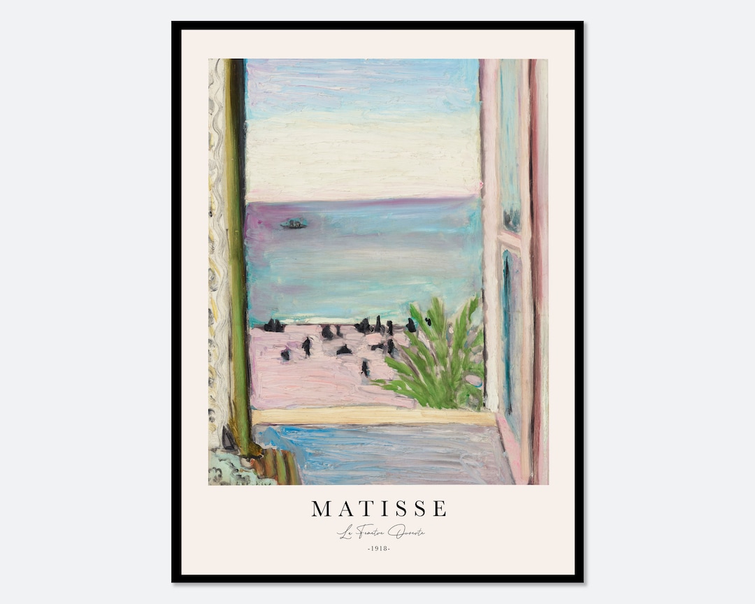 Henri Matisse La Fenêtre Ouverte the Open Window Vintage Painting ...