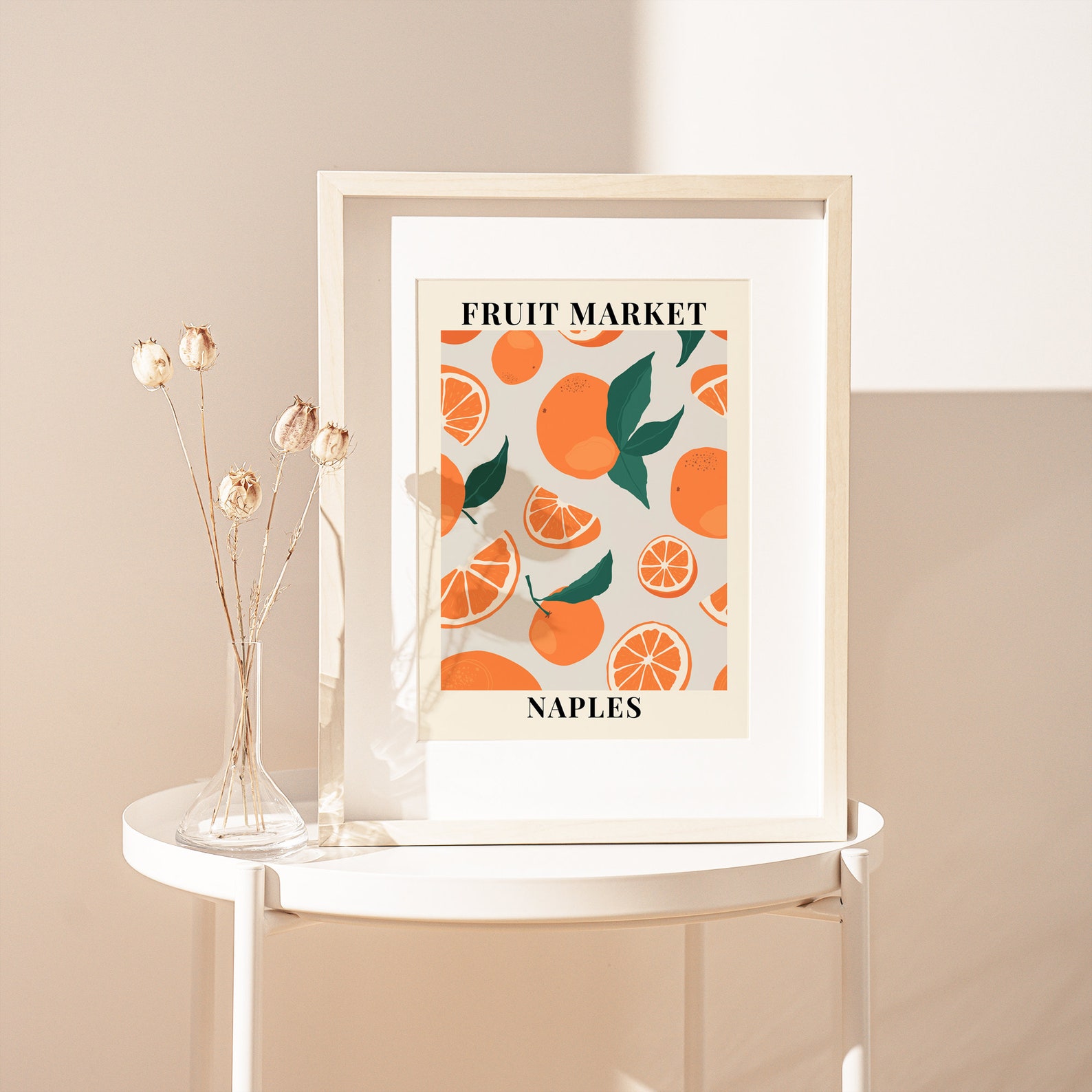 Fruit Market Naples Oranges Botanical Art Print Spring - Etsy