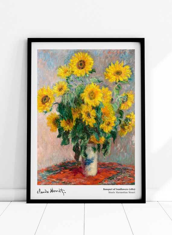 Monet Sunflowers Original