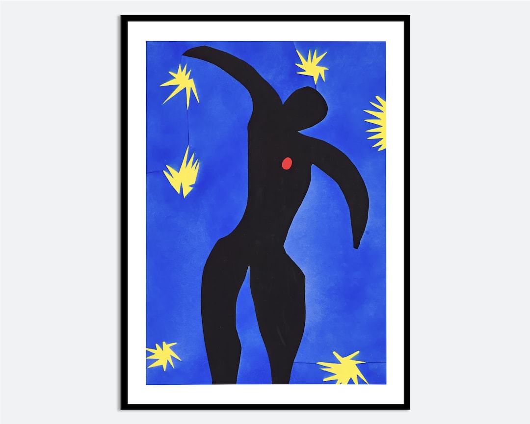 Henri Matisse Icarus From Jazz 1947 Vintage Wall Art Print | Matisse ...