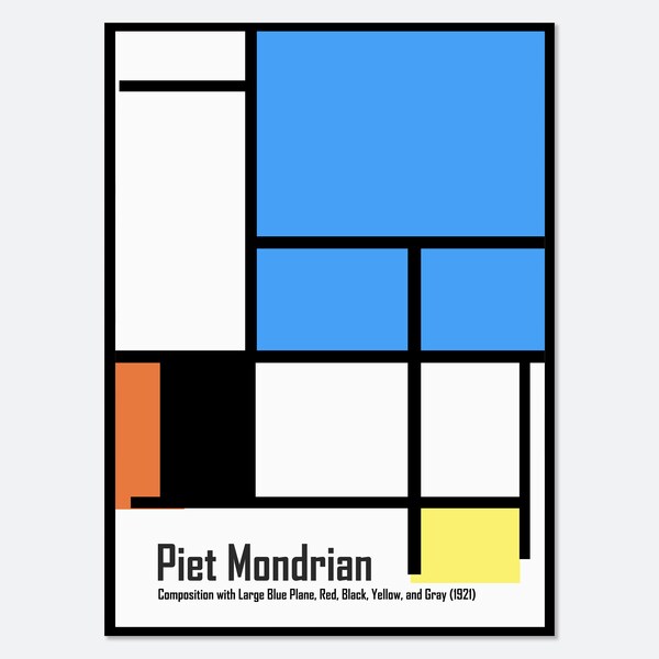 Mondrian Color Block - Etsy