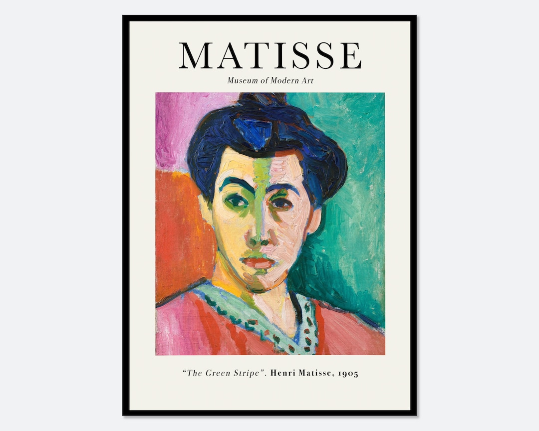 Henri Matisse Portrait of Madame Matisse the Green Line the Green ...