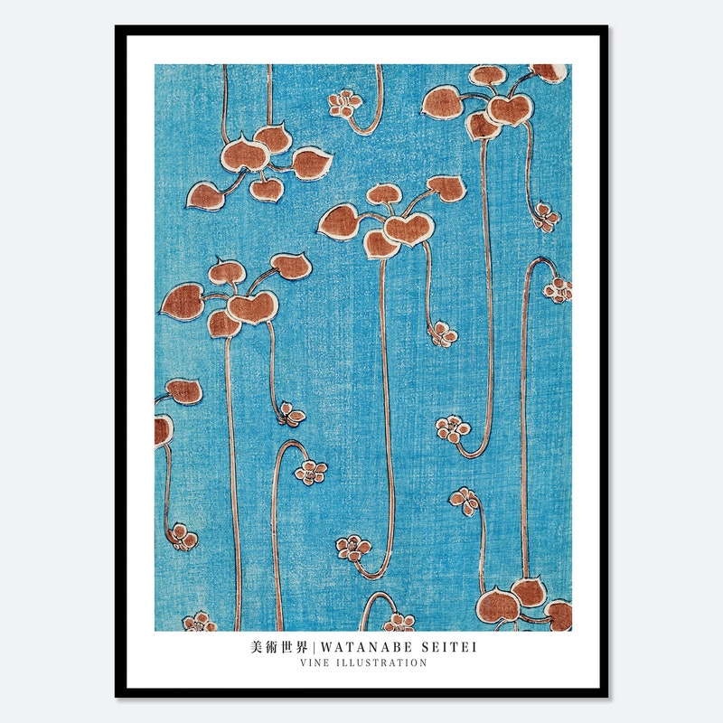 Japanese Vine Art Print - Etsy UK