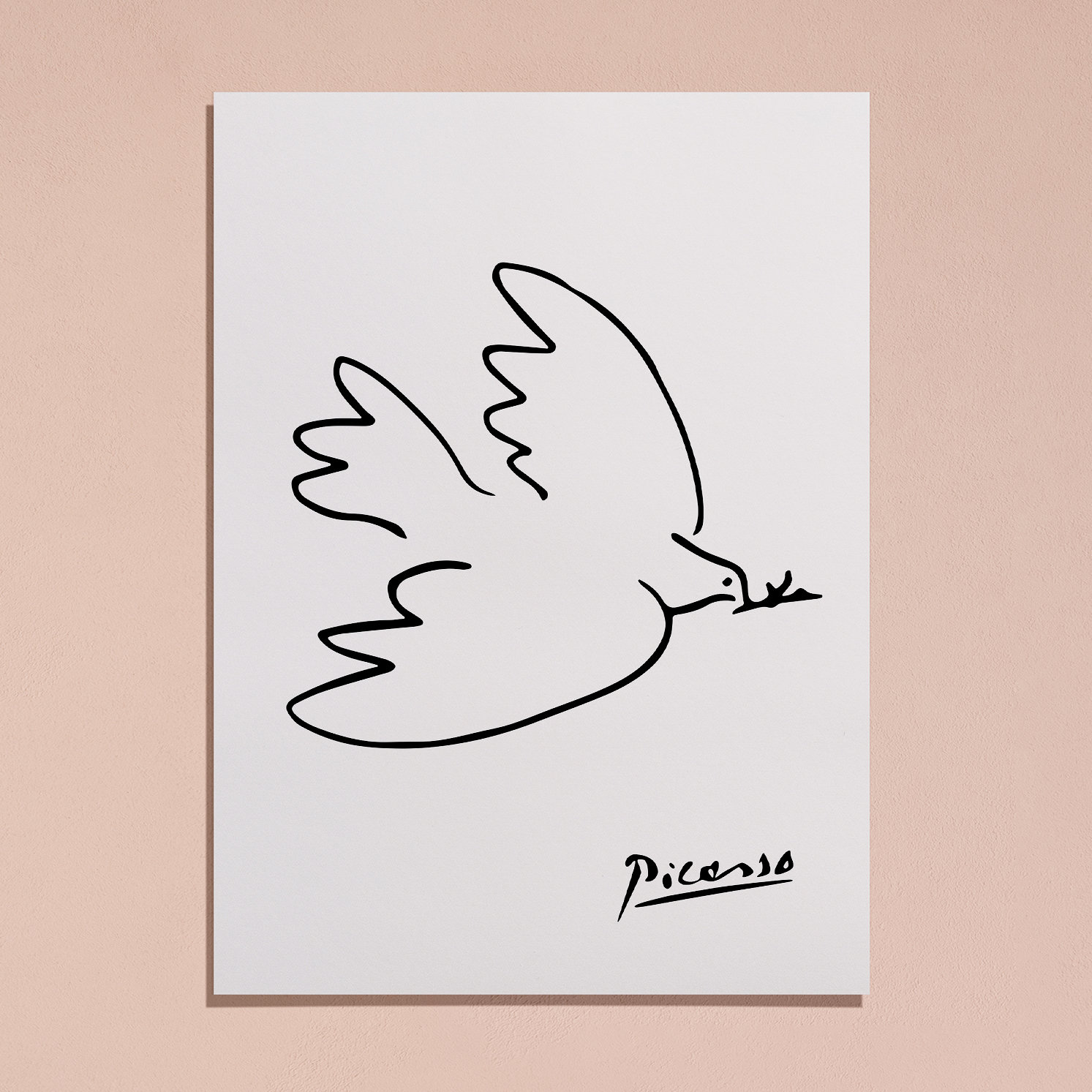 Pablo Picasso Dove of Peace 1949 Vintage Poster Art Print - Etsy