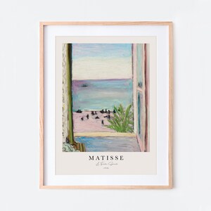 Henri Matisse La Fenêtre Ouverte the Open Window Vintage Painting ...