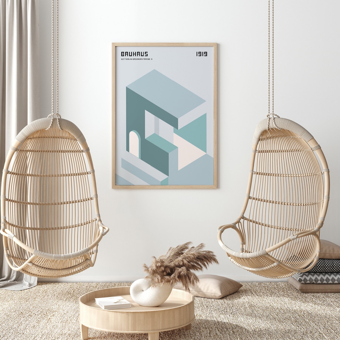 Bauhaus Architecture 1919 Art Print | Bauhaus Ausstellung Weimar 1923 ...