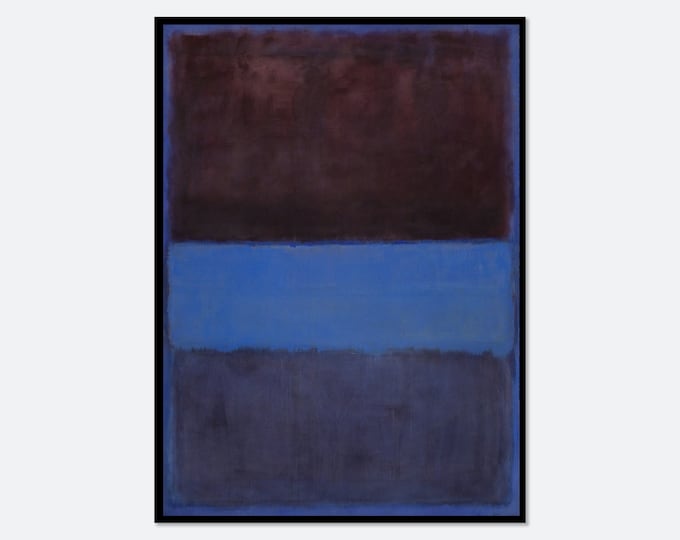 Mark Rothko Print, Mark Rothko Poster, No.10 1958 Black Red Orange ...