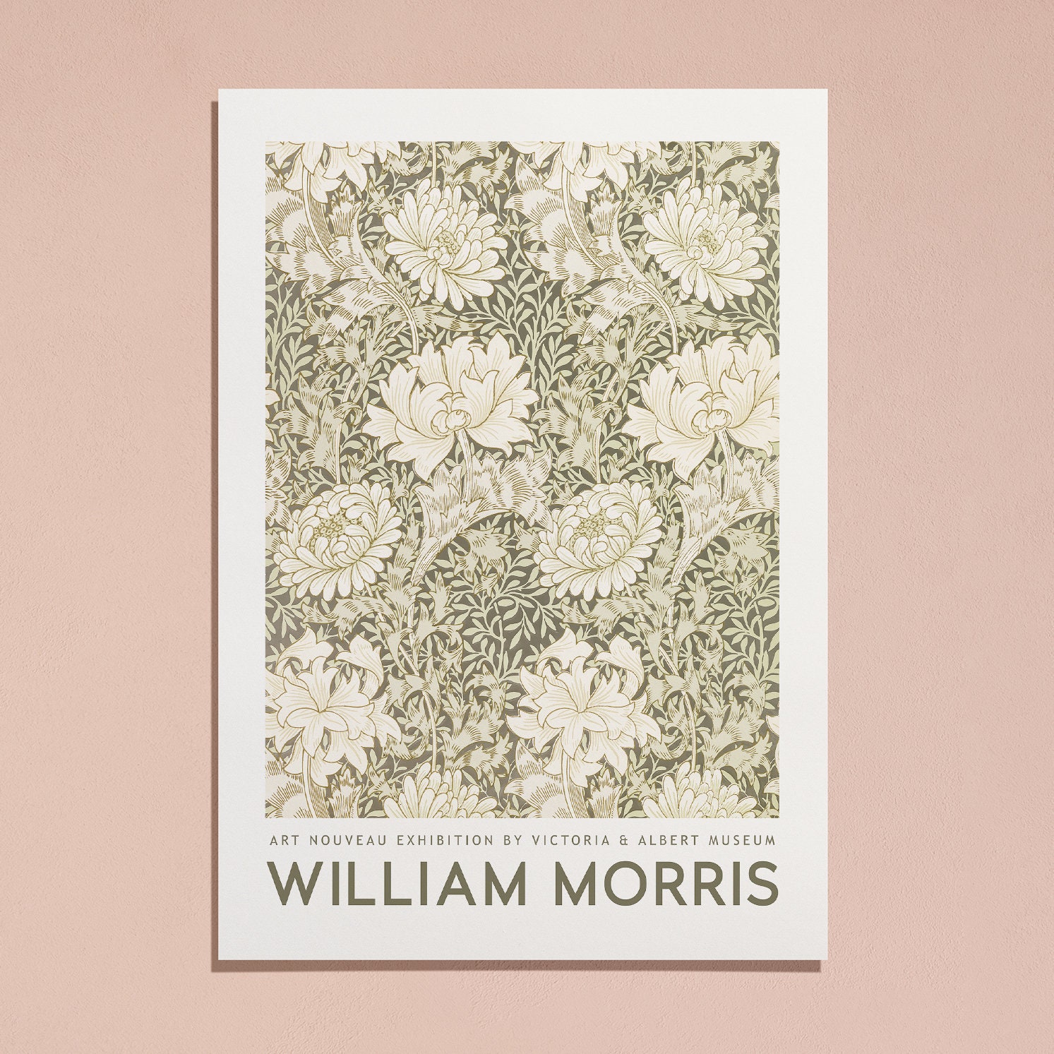 William Morris Chrysanthemum 1877 Vintage Poster Reproduction | Etsy