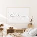 Calm Words Typography Art Print | Minimalist Art Print, Quote Print ...