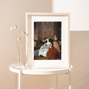 The Reluctant Bride Auguste Toulmouche Oil Painting Wall Art Print ...