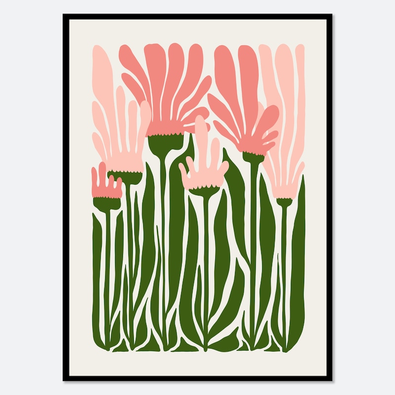 Floral Poster - Etsy