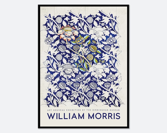 William Morris Wey 1882-1883 Vintage Poster Reproduktion | Etsy