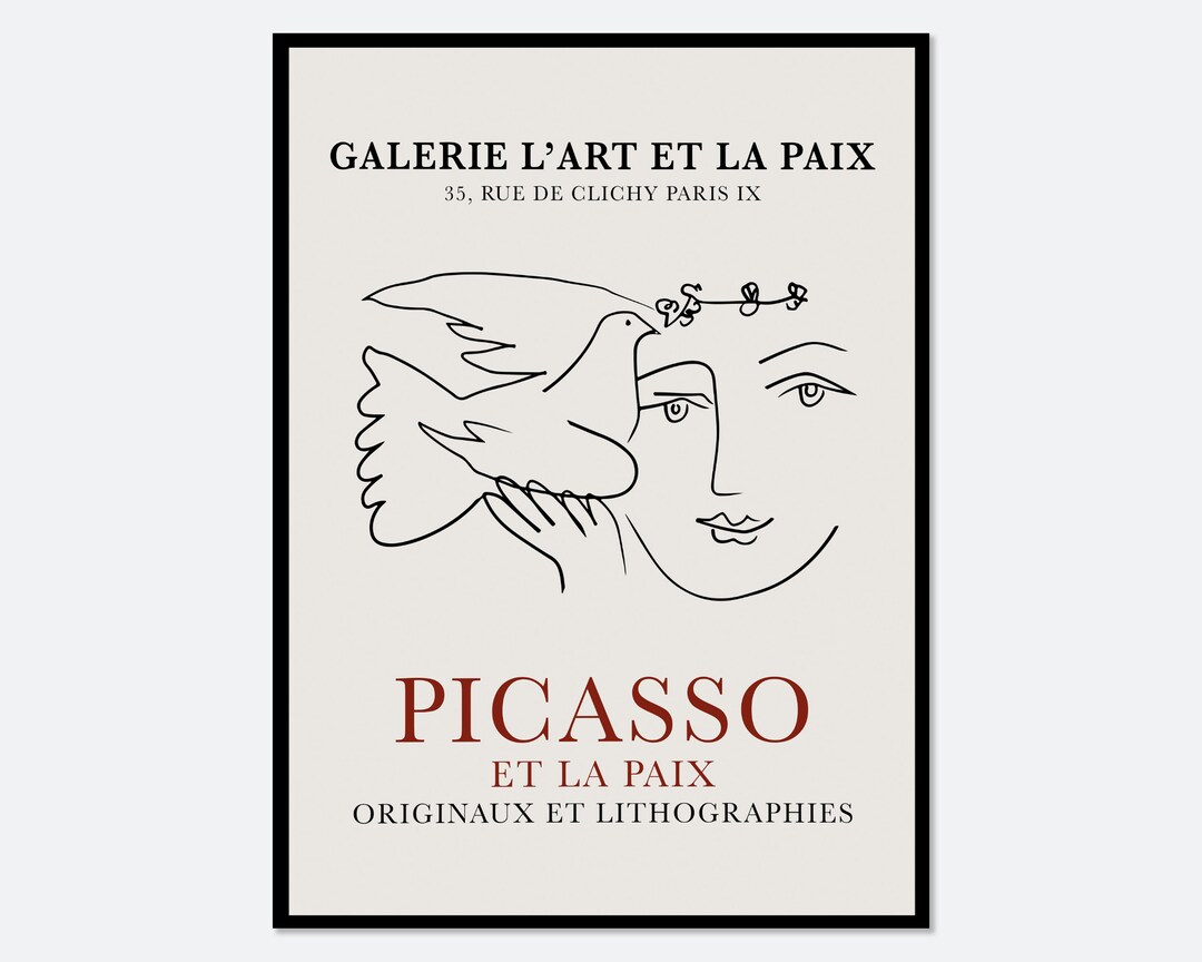 Pablo Picasso Dove of Peace Art Print | L'art Et La Paix, Woman and ...