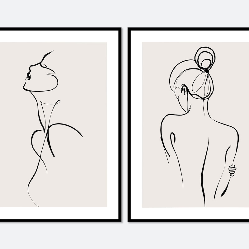 Silhouette Set - Etsy