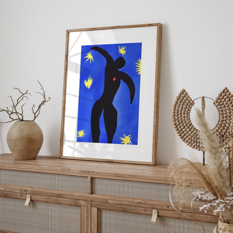 Henri Matisse Icarus From Jazz 1947 Vintage Wall Art Print | Matisse ...