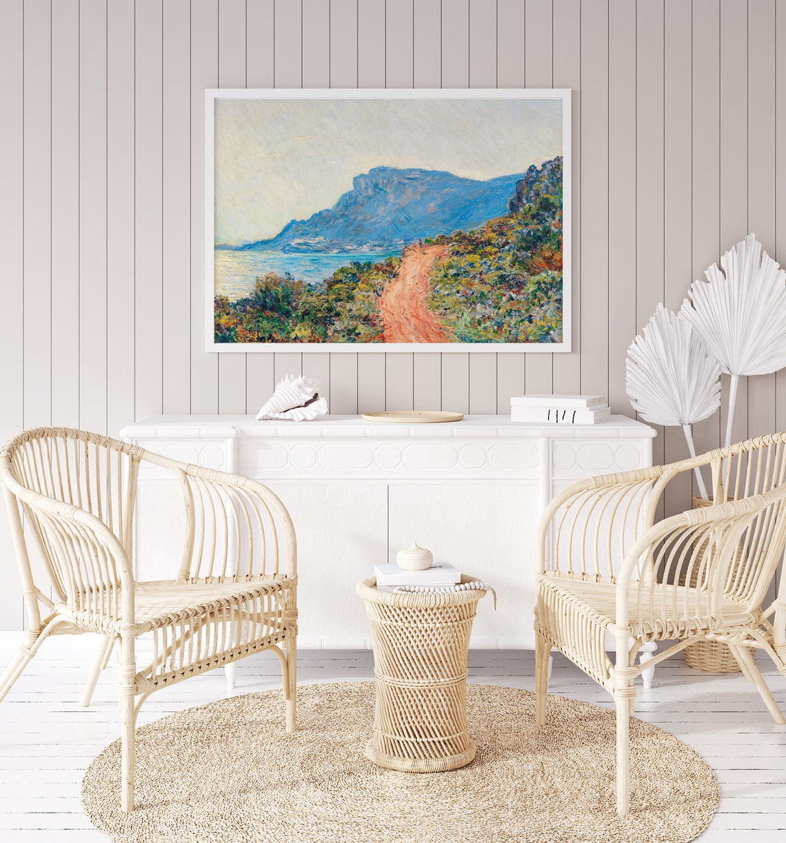 Monet the Corniche Near Monaco Vintage Exhibition Poster Art Print ...