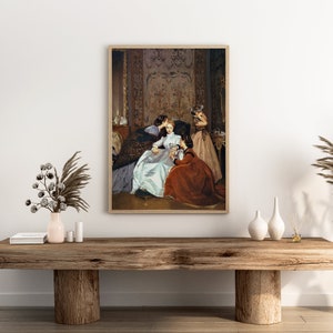 The Reluctant Bride Auguste Toulmouche Oil Painting Wall Art Print ...