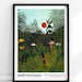 Henri Rousseau Virgin Forest With Sunset 1910 Vintage Exhibition Poster ...