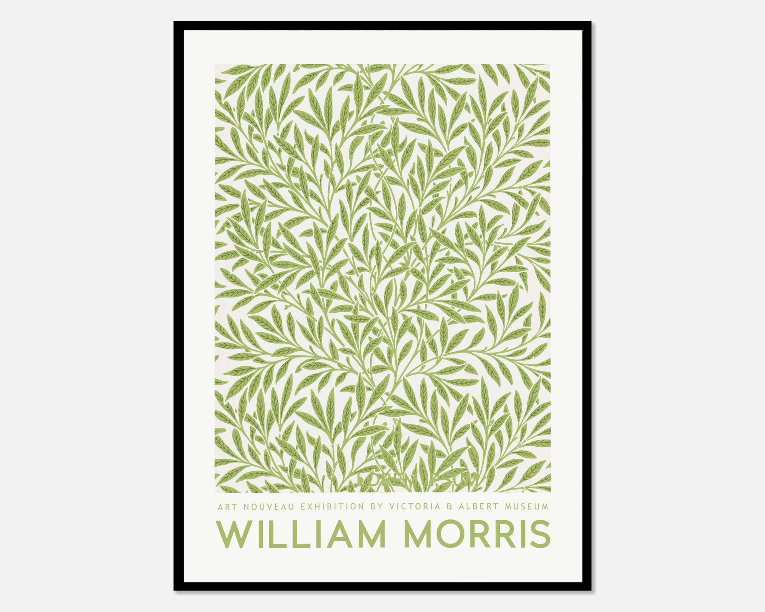 William Morris Willow Bough Vintage Poster Reproduction Art Print ...