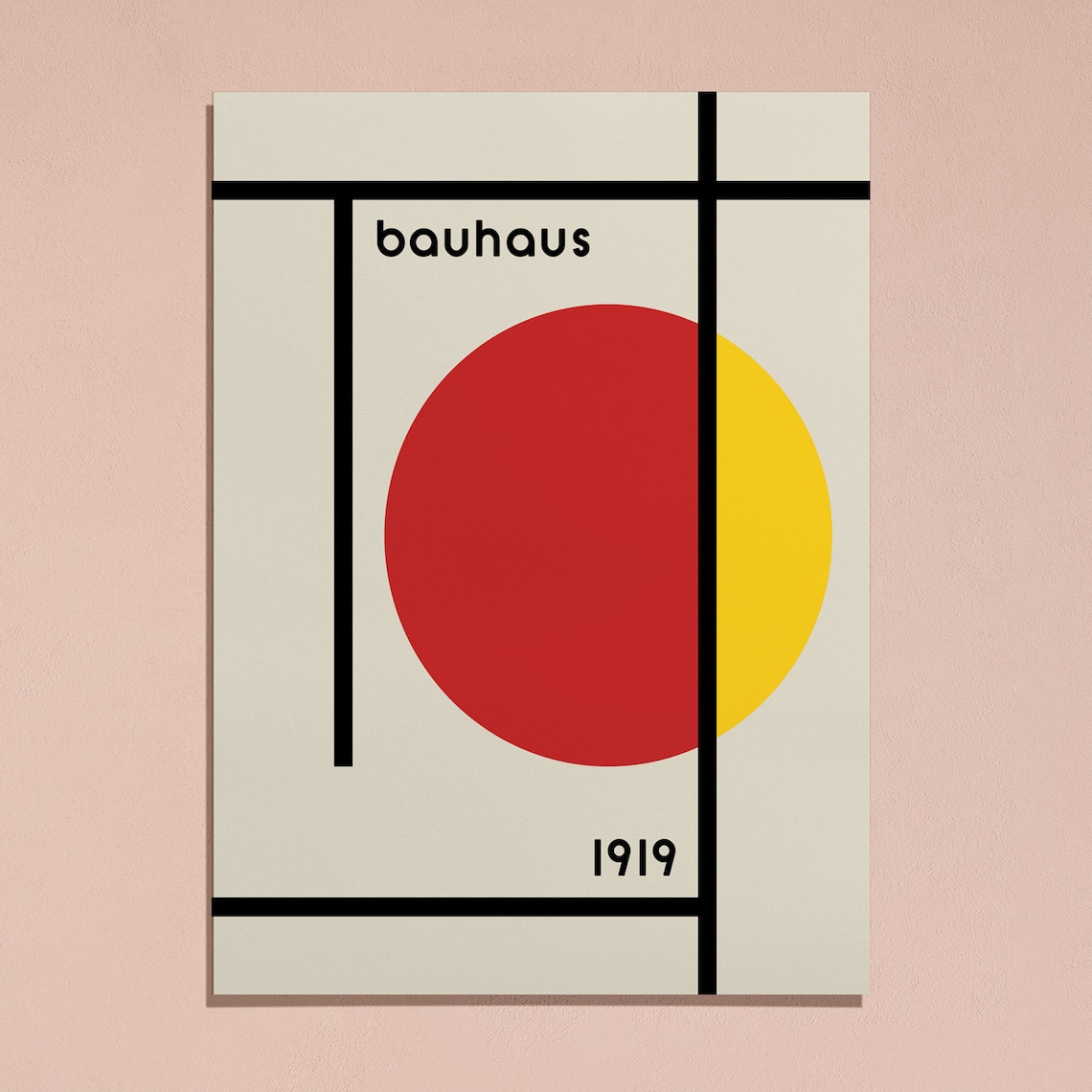 Bauhaus Geometric Design 1919 Art Print Bauhaus Weimar 1923 - Etsy