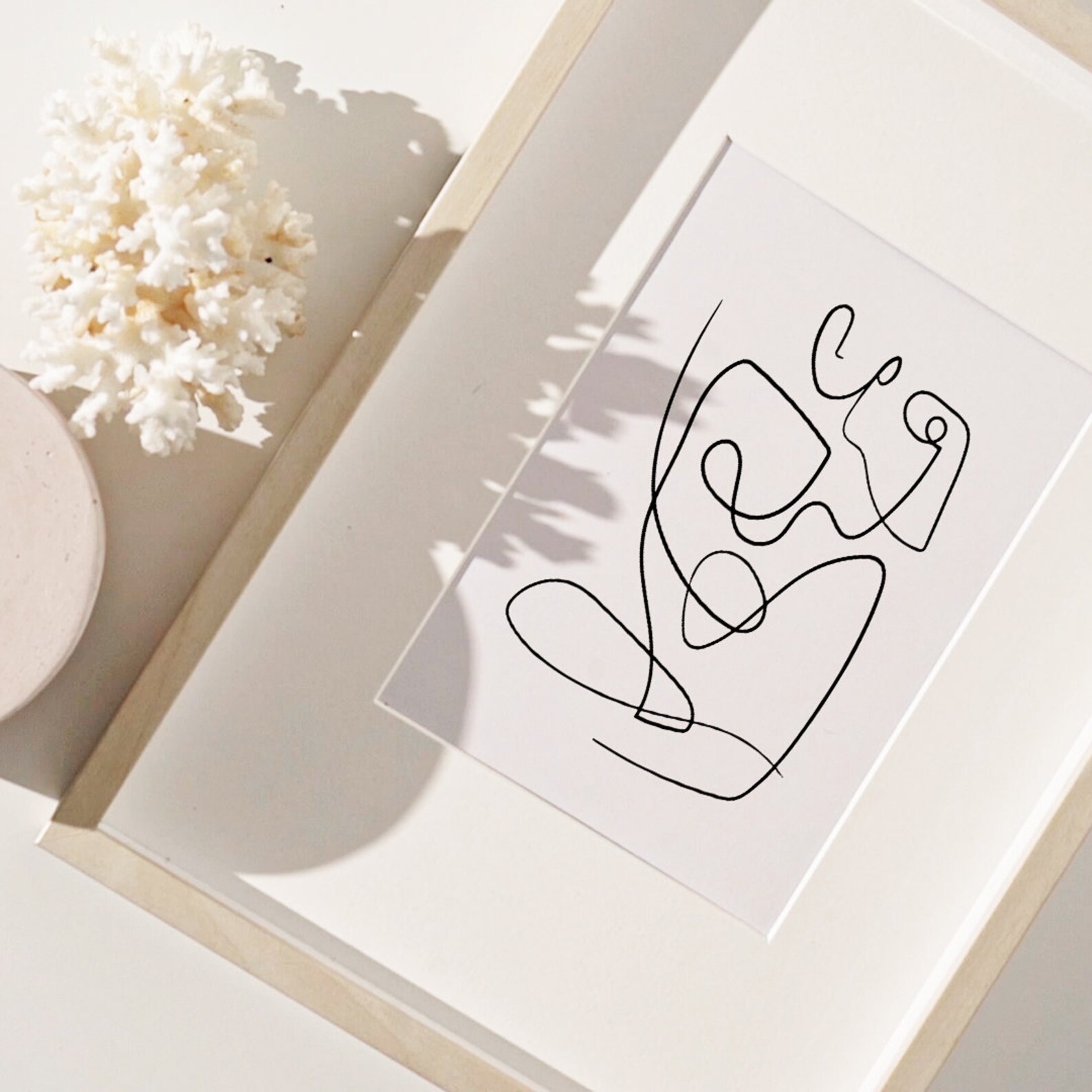 One Line Body Figure Art Print Single Line Figure Drawing - Etsy