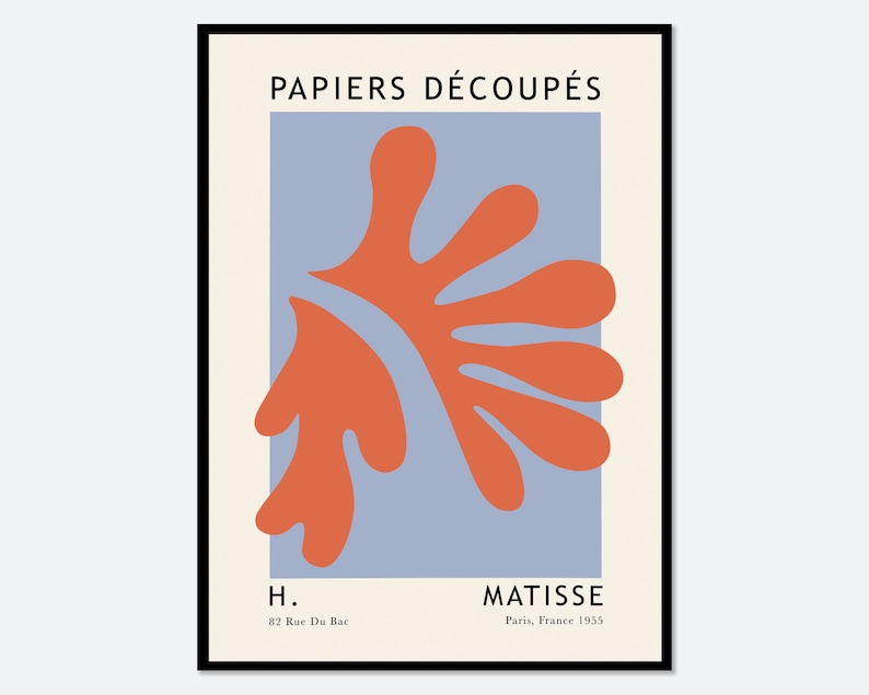 Henri Matisse Cut-outs Vintage Poster Art Print Matisse | Etsy