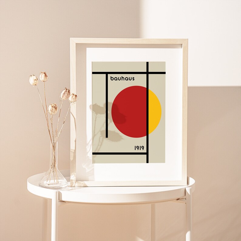 Bauhaus Geometric Design 1919 Art Print Bauhaus Weimar 1923 - Etsy