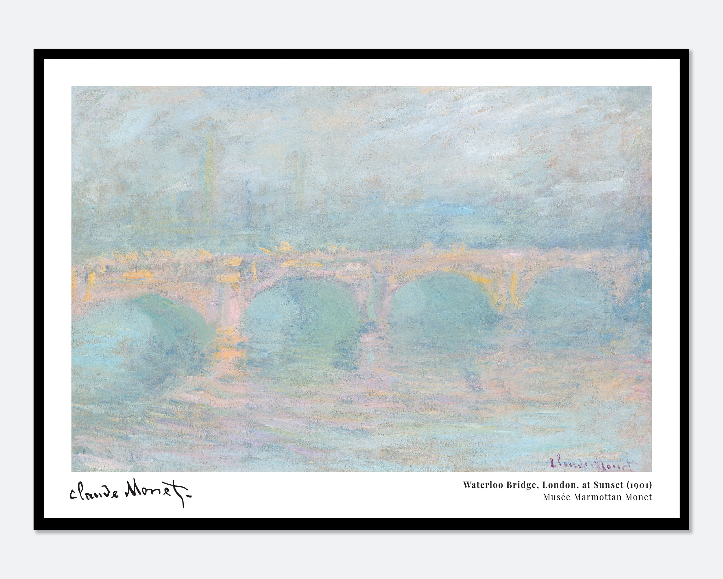 Waterloo Bridge London Monet