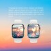 Set of 2 Glowing Heart Energy Apple Watch Face, Heart Apple Watch ...