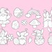 Gnomes Easter Digital Stamps Bunny Gnome Png Gnome Clipart Gnomes ...